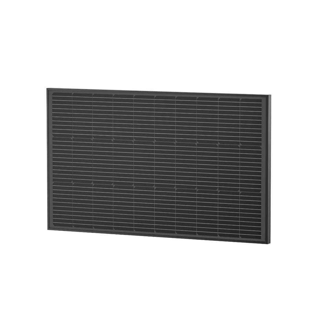 EcoFlow 100W Rigid Solar Panel *2 + Rigid Solar Panel Mounting Feet *2 ...